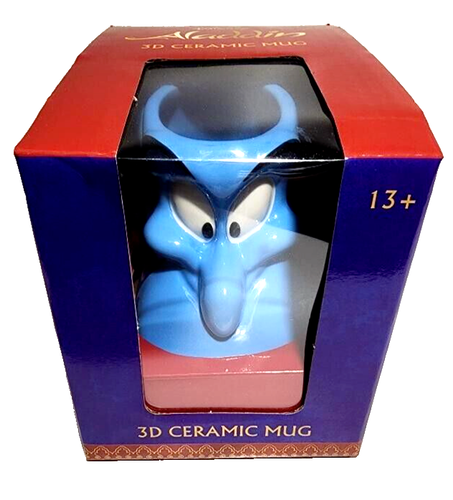DISNEY ALADDIN - GENIE -3D CERAMIC COFFEE CUP MUG - GIFT BOXED | eBay ...