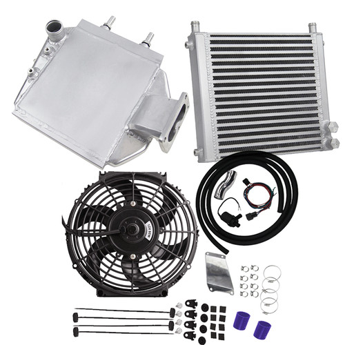 For Landcruiser 80/100 series HDJ80 4.2L 1HZ 1HD intercooler oilcooler ...
