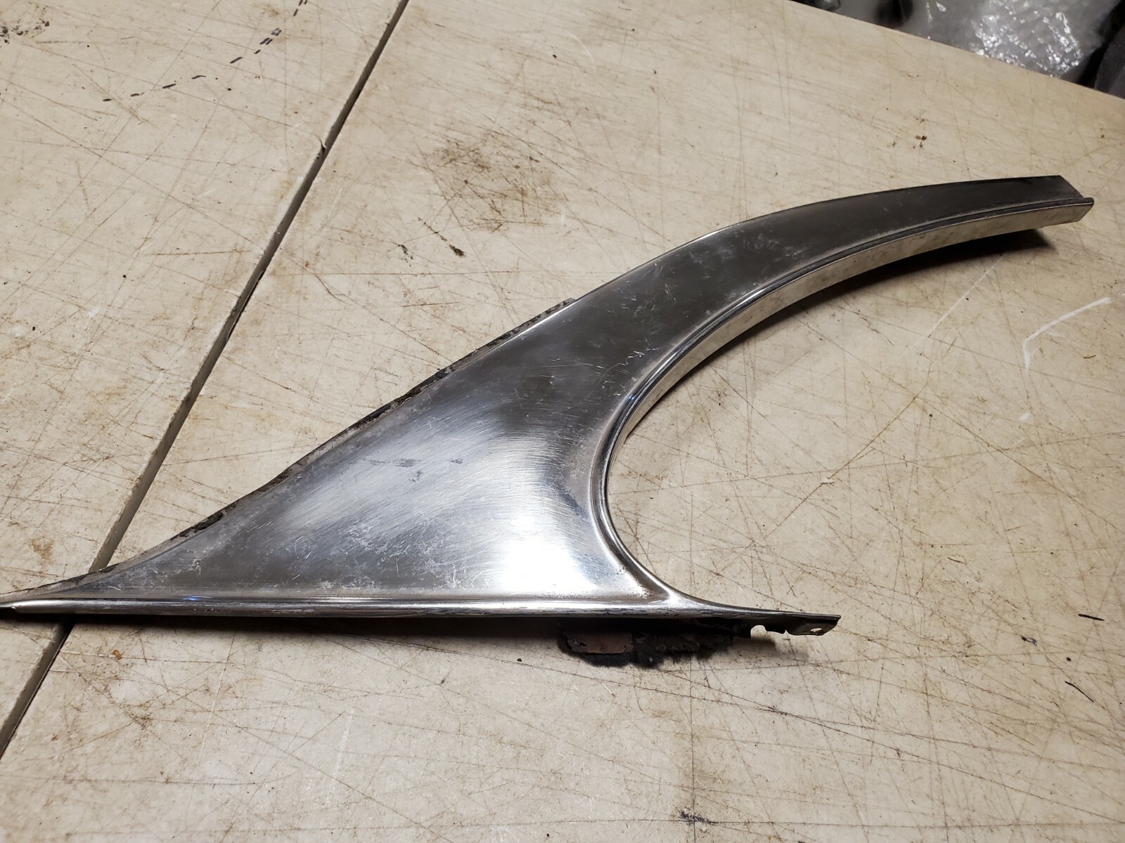 1955 1956 1957 Chevy 2 Door Hardtop Belair Pass Side Window Rear Dogleg ...