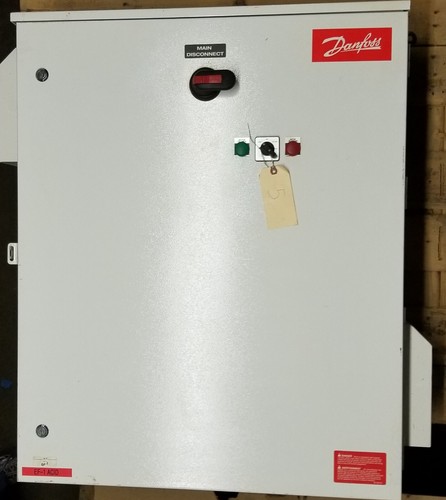 HVAC Danfoss 15HP VFD Variable Frequency Drive Panel Danfoss Hoffman ...