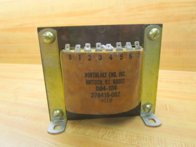 Northlake Engineering D84-104 2778419-002 Transformer D841042778419002 ...