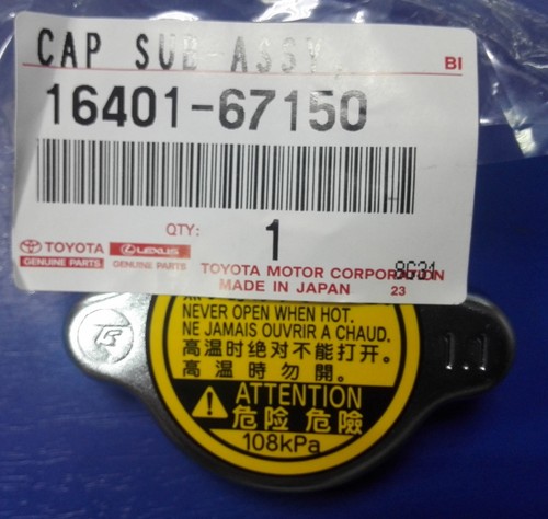 16401-67150 Toyota Cap sub-assy(for water outlet) 1640167150, New ...