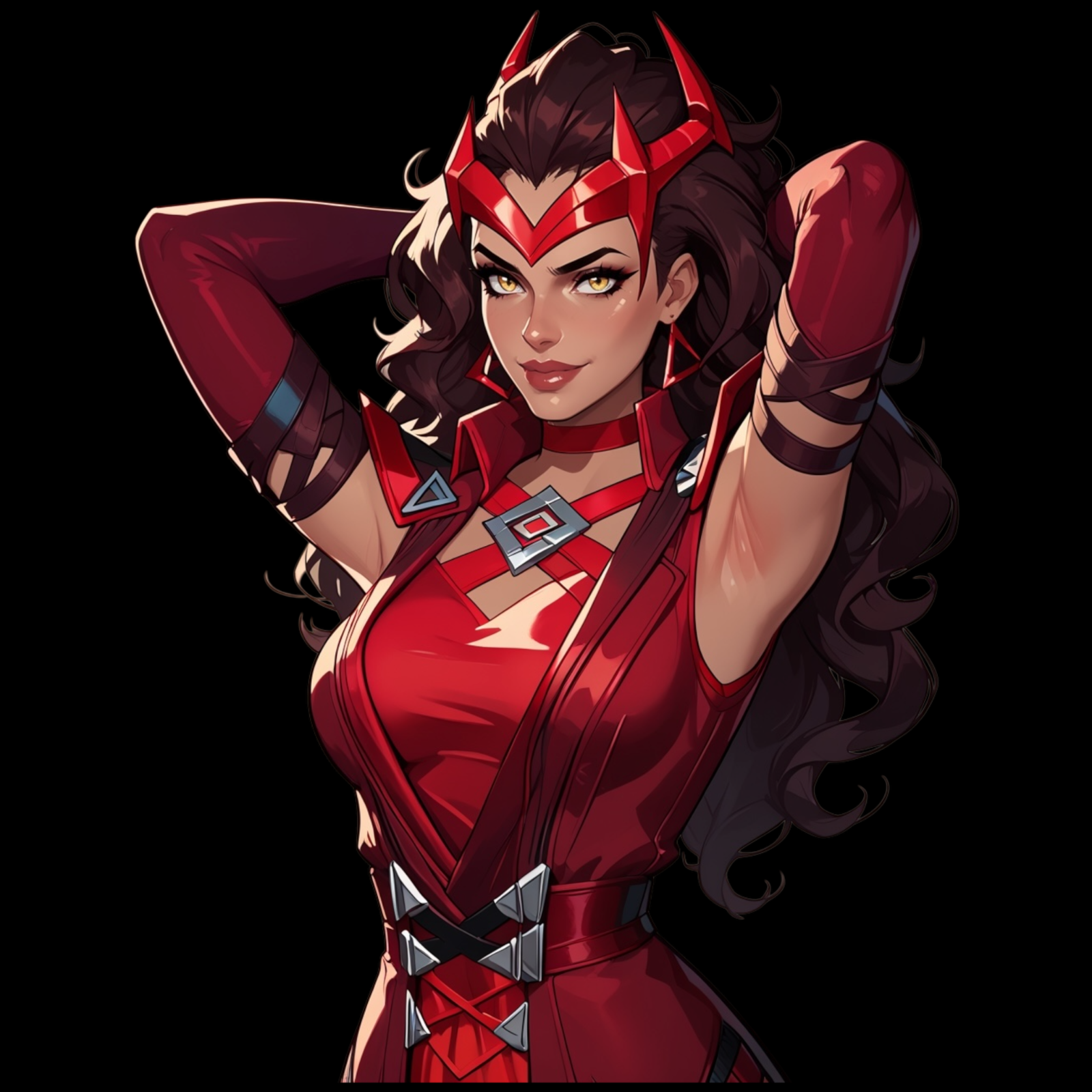 Wanda Maximoff Scarlet Witch 6" Vinyl Sticker Car Decal Anime Comic ...