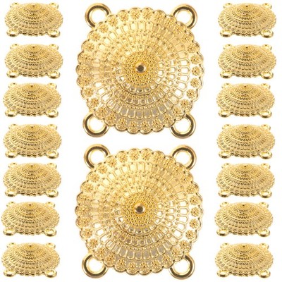 20 Pcs Jewelry Parts Charms for Crafts Connector Making Alloy Dangle ...