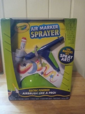 Crayola Air Marker Sprayer Art Tool Turns Markers Into Spray Art ...