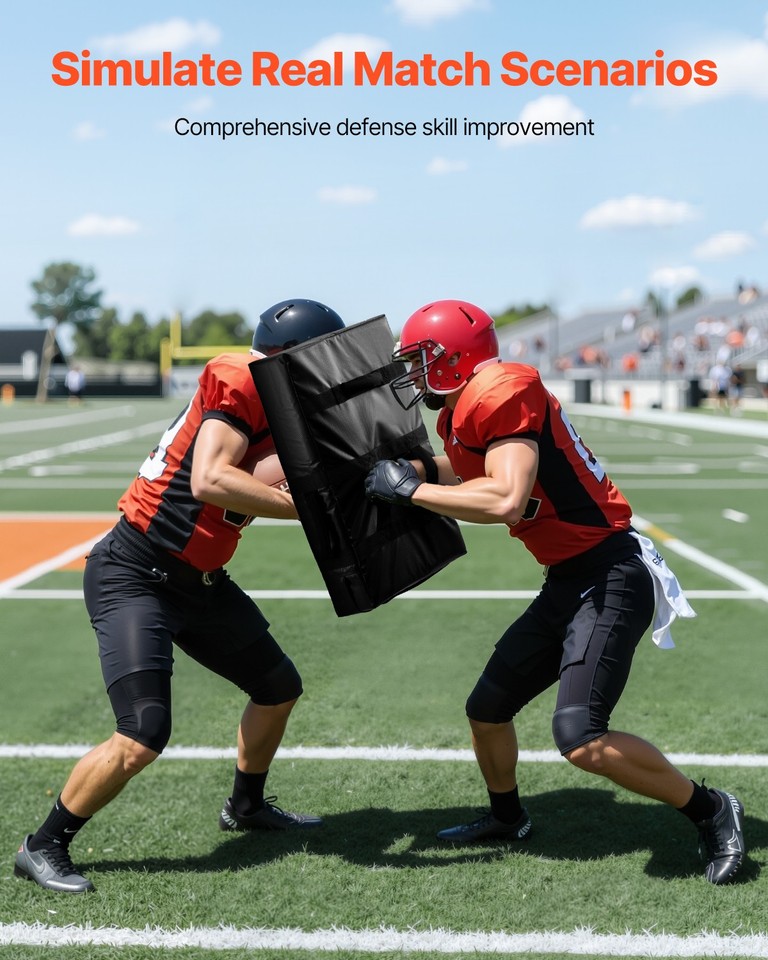 VEVOR 24x16in Football Blocking Tackle Dummy Heavy Duty Kick Shield Pad ...