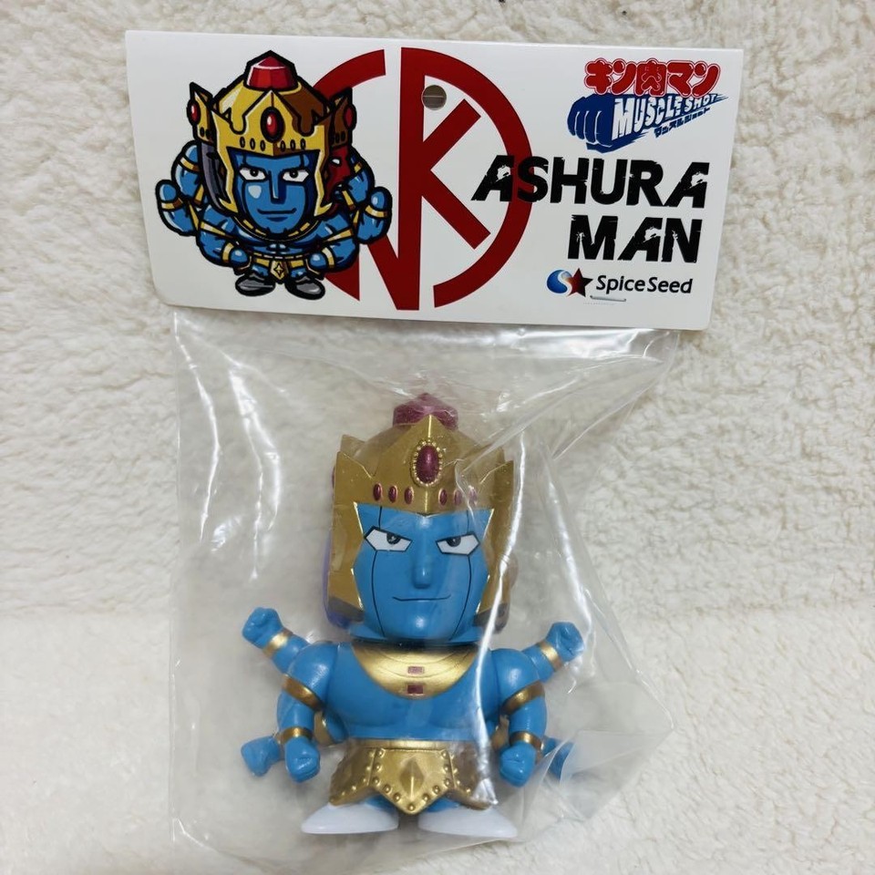 SpiceSeed Kinnikuman Muscle Shot Ashuraman Figure Sofubi Anime Man | eBay