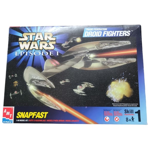 Star Wars Droid Fighters Snapfast 1:48 Model Kit Episode 1 Skill Level ...