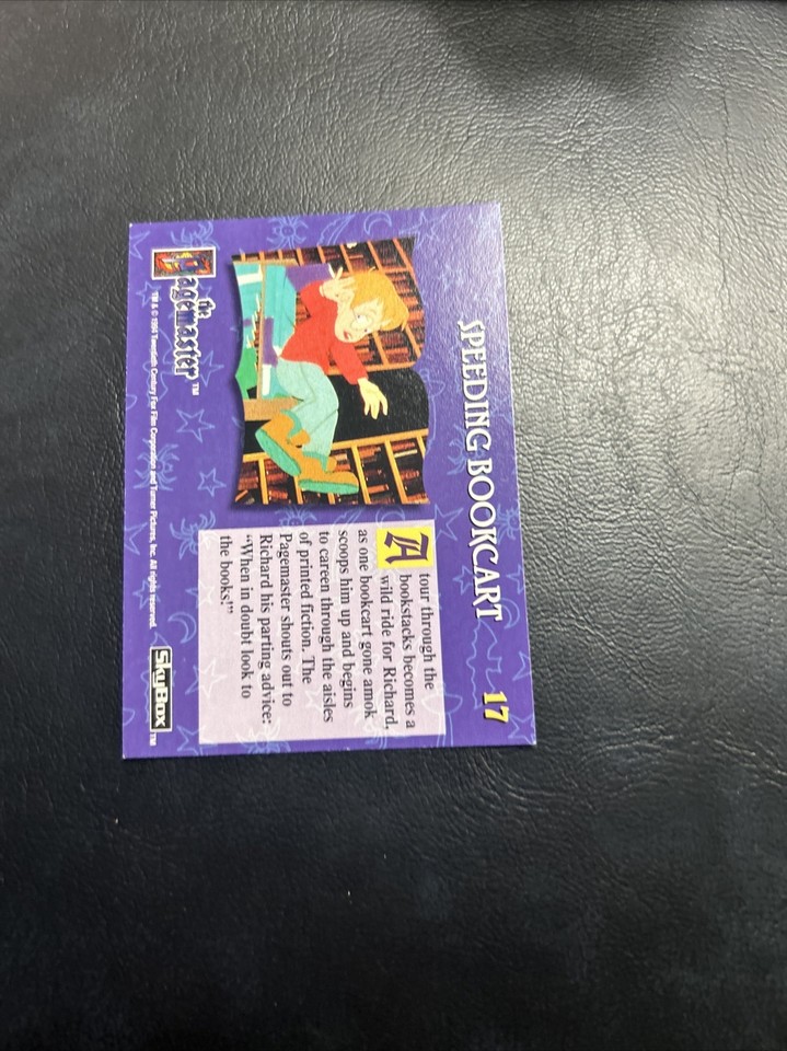 Jb26 The Pagemaster Skybox 1994 #17 Richard Tyler Macaulay Culkin Voice ...