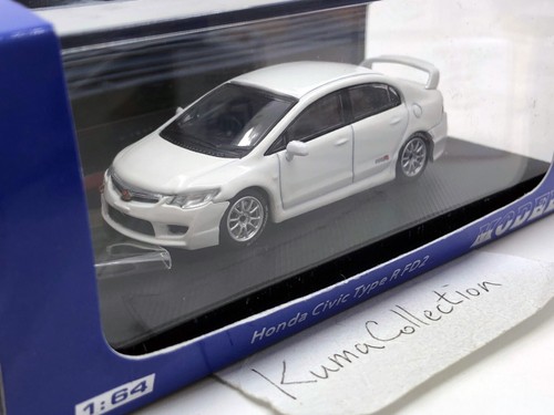 Hobby64 Honda Civic Type R FD2 White Wide Body 1/64 Diecast Scale Model ...