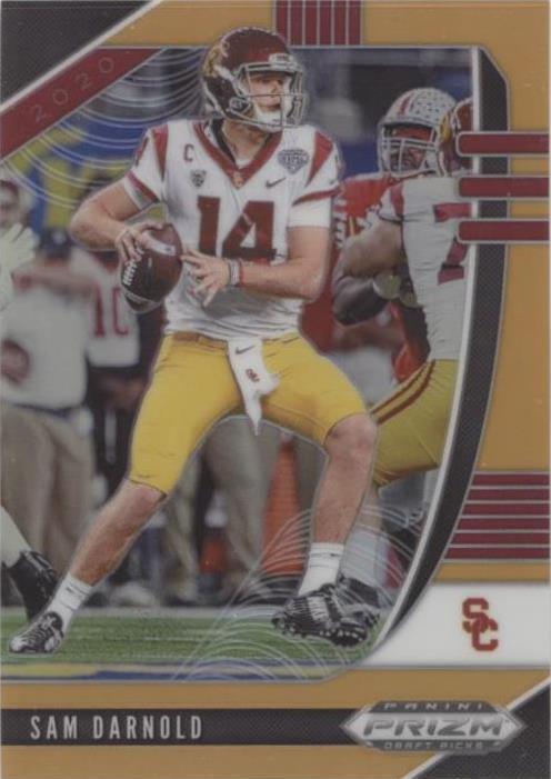 2020 Panini Prizm Draft Picks - Sam Darnold #87 Neon Orange Prizm /149 ...