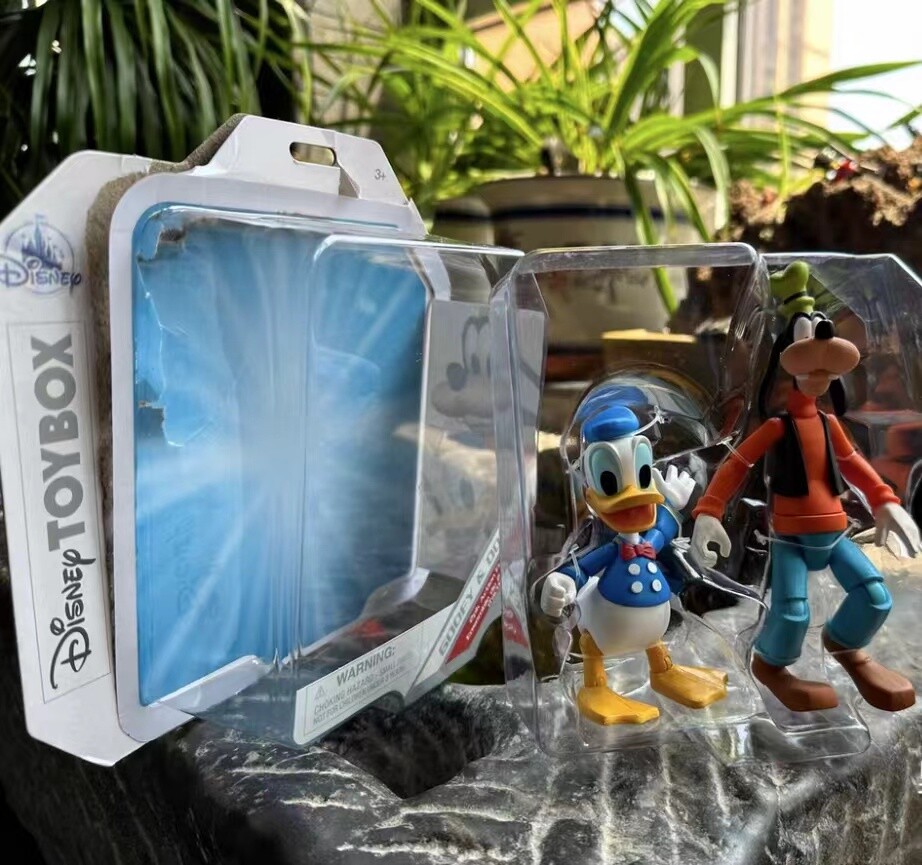 Disney TOYBOX GOOFY & DONALD 2Pcs Action Figures Super Movable Dolls | eBay