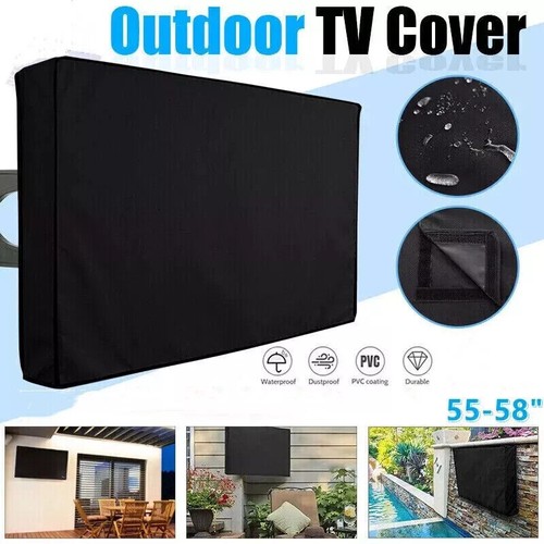55-58 Inch TV Cover Dustproof Waterproof Outdoor Flat Television ...
