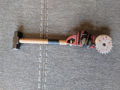 DEAD RISING 3 LOOT CRATE EXCLUSIVE COLLECTIBLE SLEDGESAW HAMMER PEN NEW ...