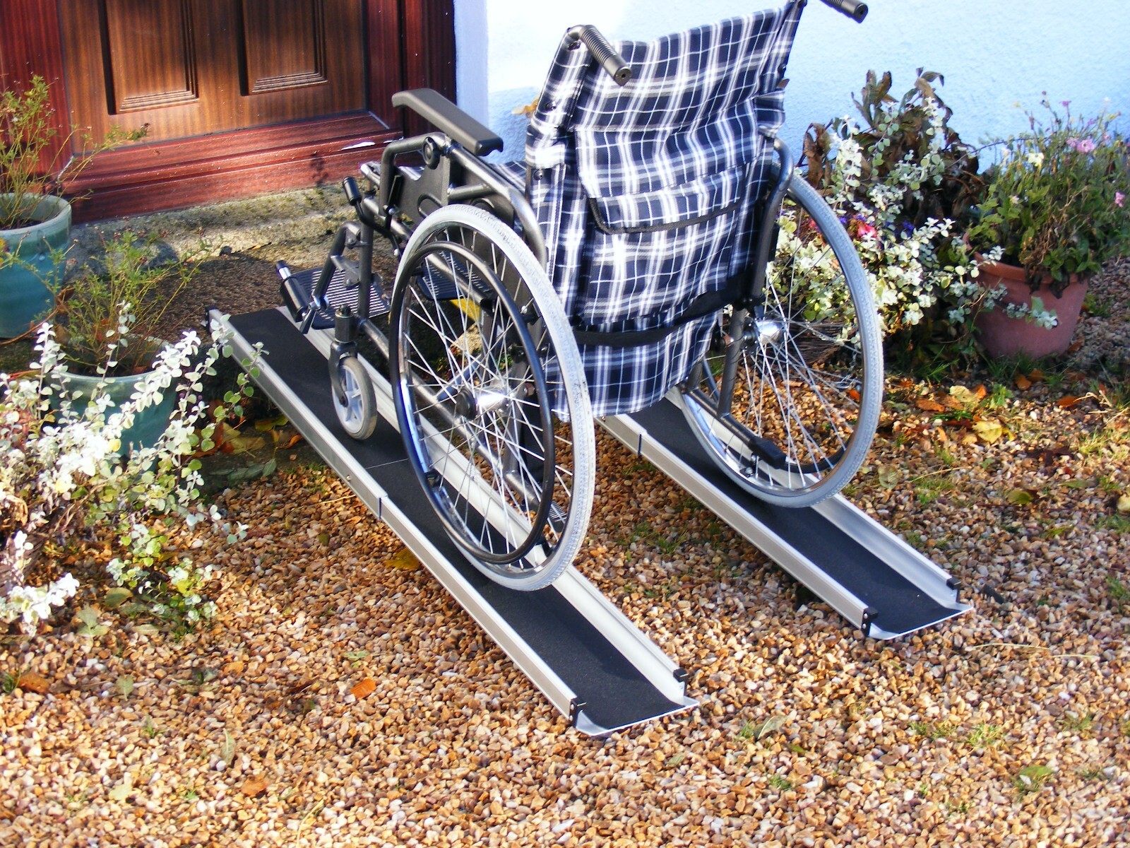 Pair 4ft Telescopic Ramps mobility scooter wheelchair access *VAT ...