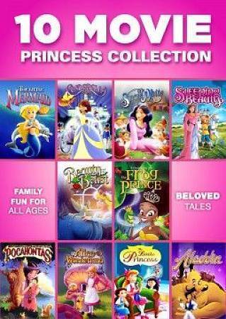 10 Movie Princess Collection (DVD, 2013, 2-Disc Set) for sale online | eBay