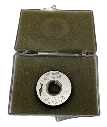 JOHNSON GAGE .500-20 UNF .4675 SET RING | eBay