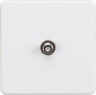 Screwless 1G SAT TV FM DAB Socket Screen Diplex Arial Coaxial Cable ...