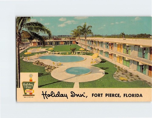 Postcard Holiday Inn Fort Pierce Florida USA | eBay