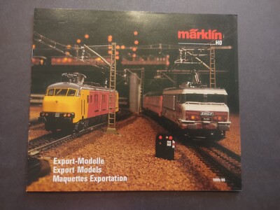 1989/90 MARKLIN HO TRAIN CATALOG GERMAN | eBay