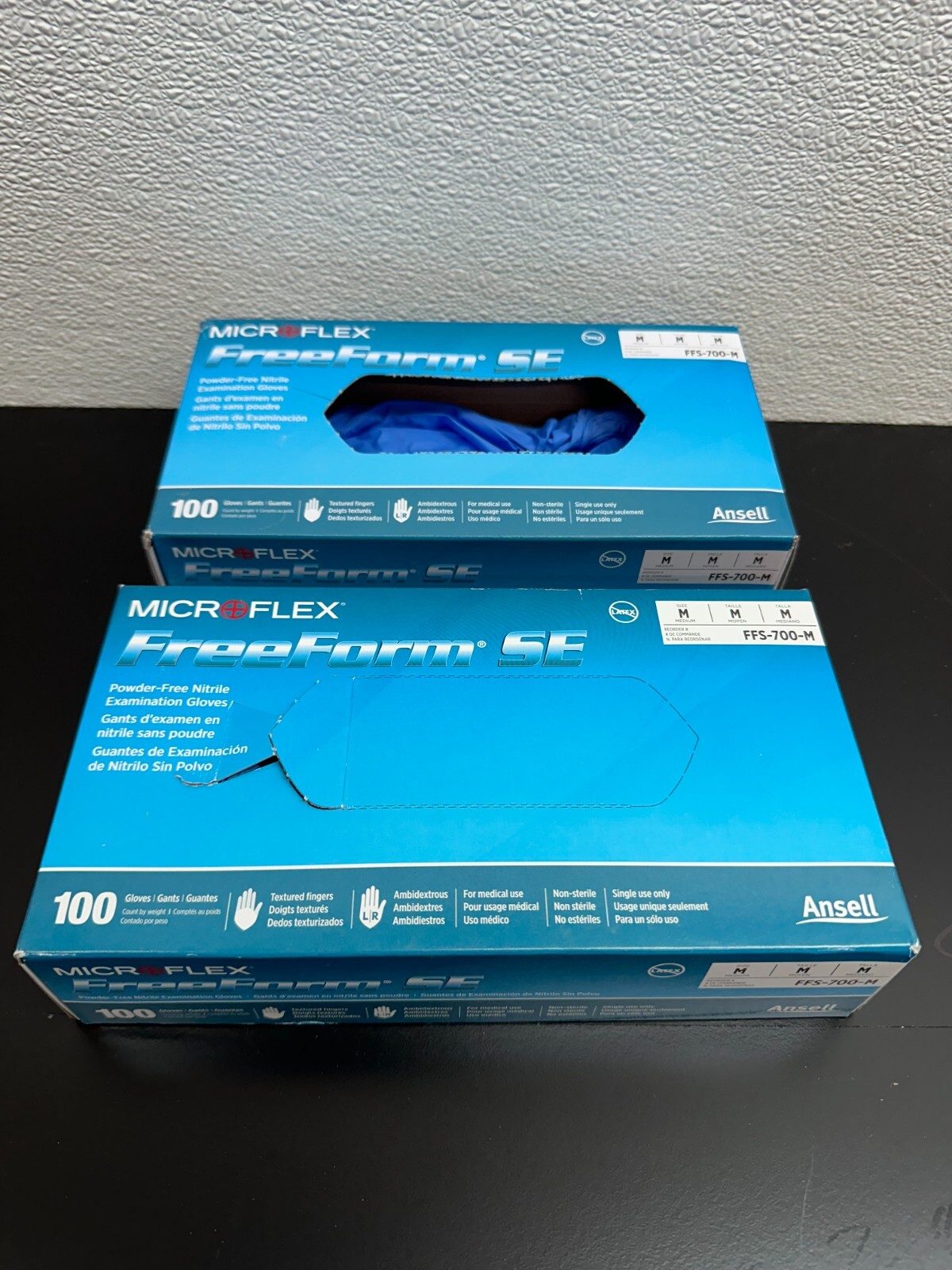 Ansell MicroFlex M FreeForm SE FFS-700-M Exam Gloves Lot | eBay.de