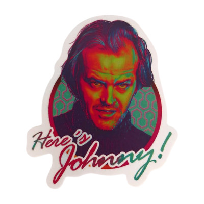 Jack Nicholson 'Here's Johnny!' Sticker | eBay