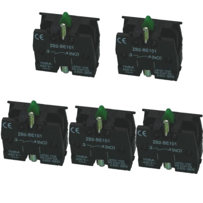 5PCS Switch Contact Block ZB2-BE101 REPLACES For Schneider | eBay