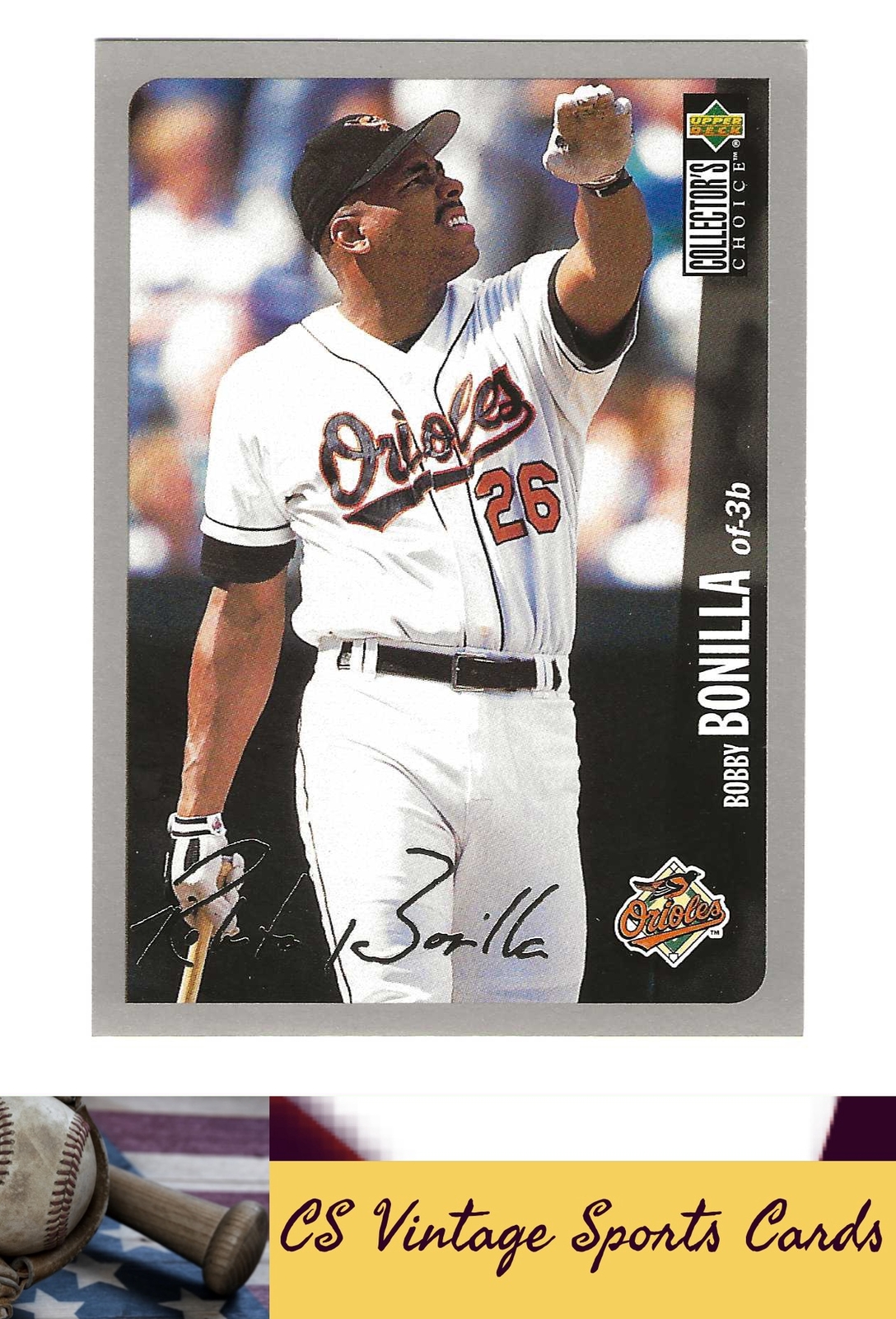 1996 Upper Deck Collector's Choice - Silver Foil Signature #464 Bobby ...