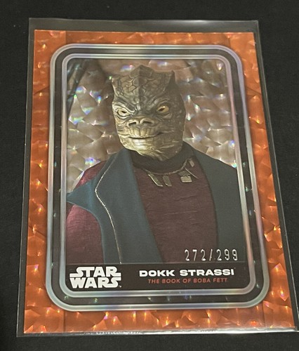 2023 Topps Star Wars Flagship 40 Dokk Strassi ORANGE FOILBOARD SP /299 ...