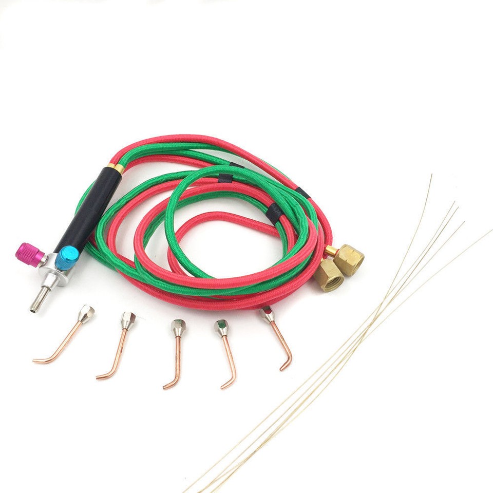 The little smith welding gas torch with 5 tips and Flexible Twin Hose ...