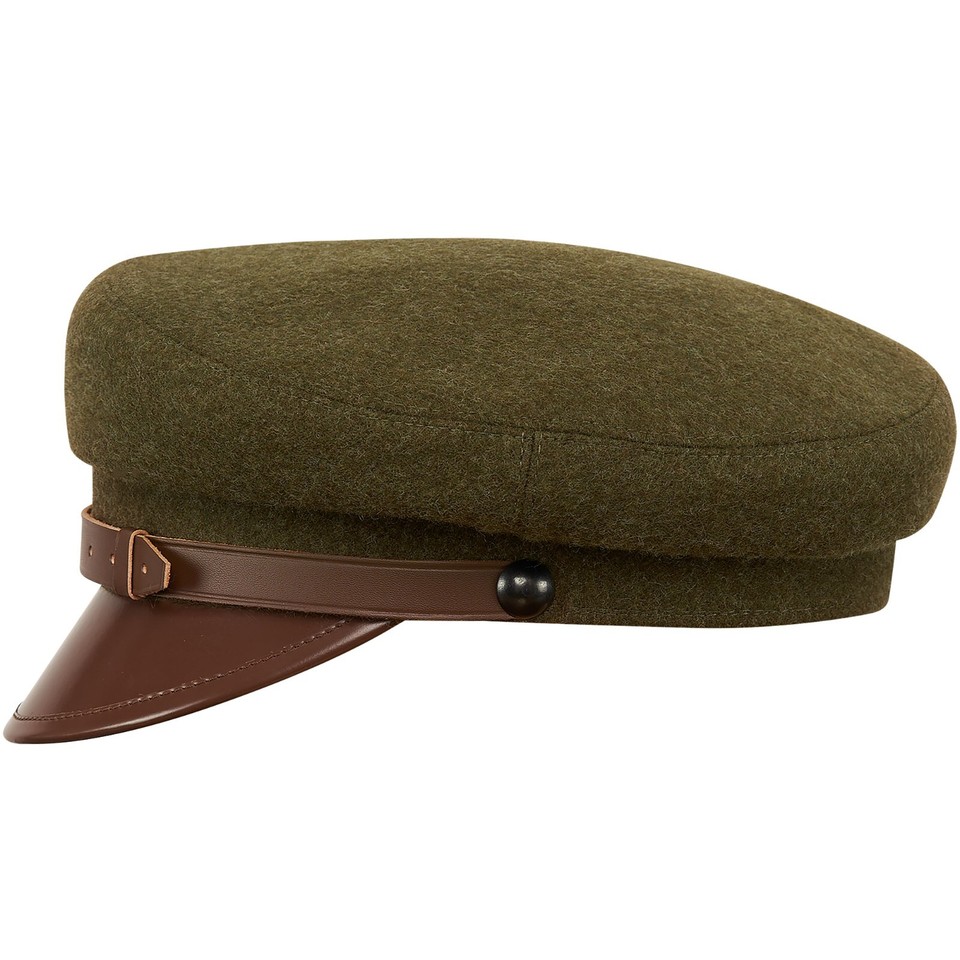 Sterkowski DANUBE MOD 1 Wool Fiddler Cap Peaked Vintage Elegant Mens ...