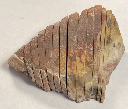 Wonderstone Slab Lot From Montana. Red and Tan Banded Rhyolite Lapidary ...