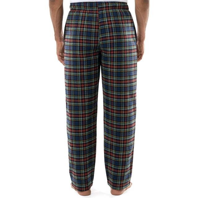 George Men's Plaid Woven Flannel Sleep Pants Sizes XL, 2XL Multi Color ...
