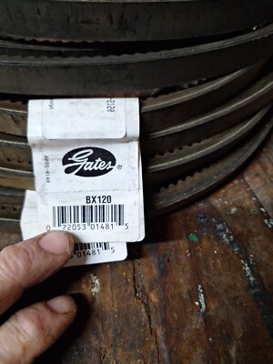 Gates BX120 Tri-power V-Belt 23/32" x 123" Lot of 3 | eBay