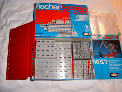FISCHERTECHNIK Baukasten 50 S/1 1/2,*Statik*, OVP mit Anleitung/Blister ...