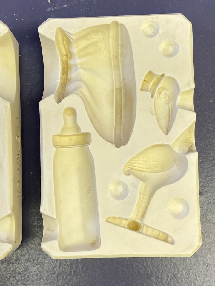 VINTAGE DUNCAN CERAMIC MOLD HM-157 BABY ITEMS | eBay