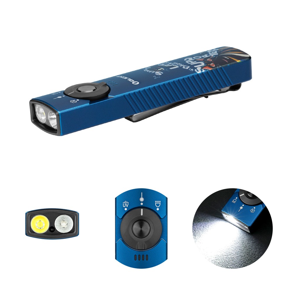 Olight Arkfeld Pro EDC Flashlight + Sphere Night Light with Remotely ...