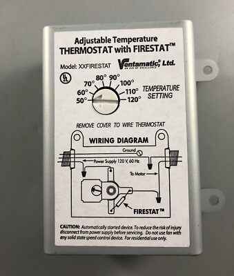 Ventamatic Thermostat W/Firestat-D4.3 47242415001| eBay
