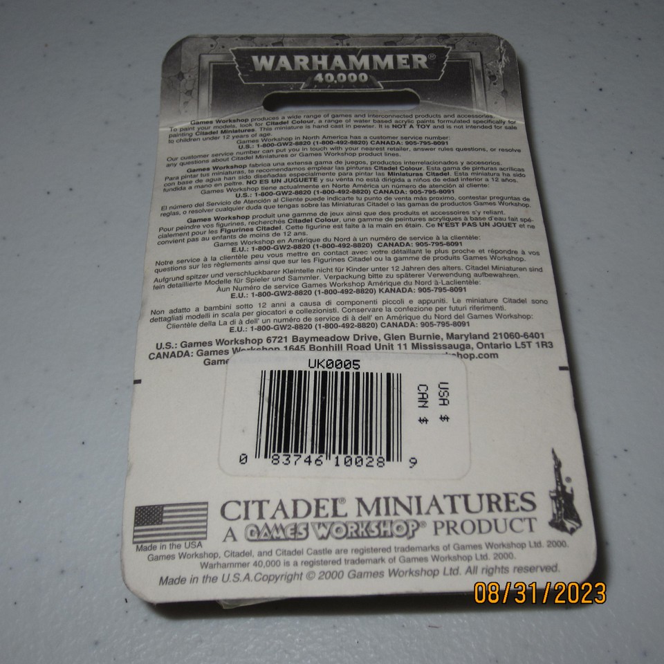 New Howling Banshees Warhammer 40K 8028A Metal Figure Games Workshop ...