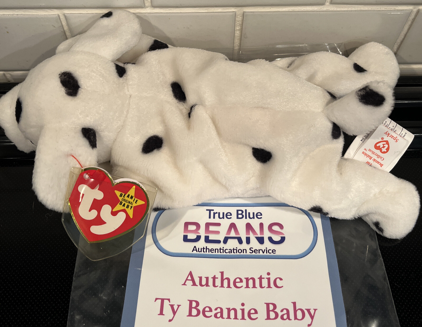 Ty Beanie 4th Gen. Hang Tag W Canada Tush Sparky Dog | eBay