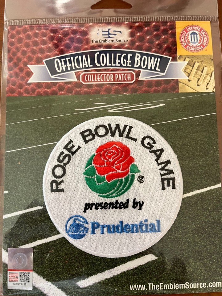 2025 NCAA COLLEGE CFP & ROSE BOWL JERSEY PATCH SET QUARTERFINAL GAME ...