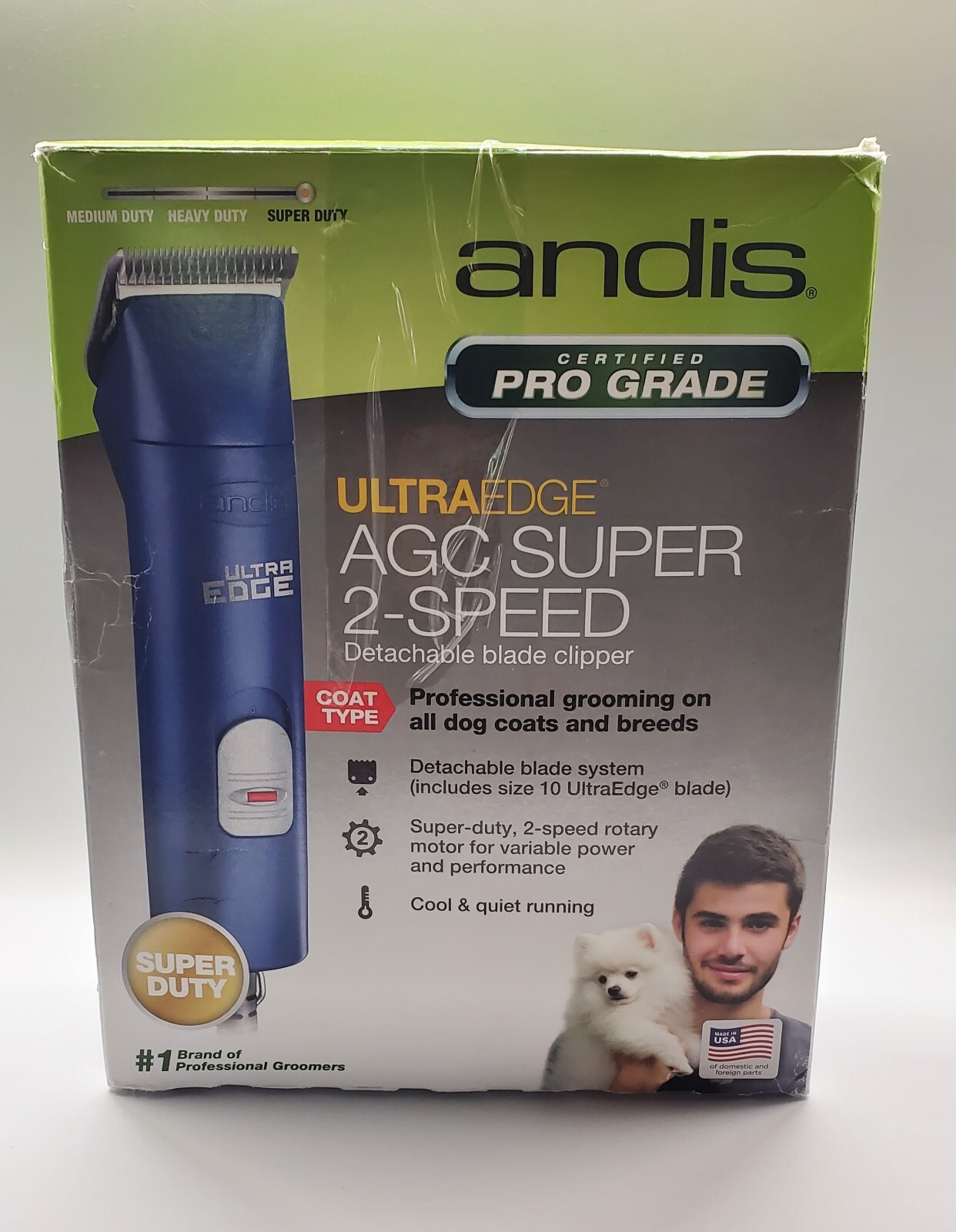 Andis Professional UltraEdge AGC2 2- Speed Detachable Blade Clipper ...