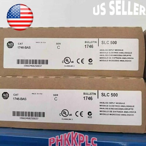 New in box Allen-Bradley 1746-BAS SER C SLC500 Analog PLC Output Module ...