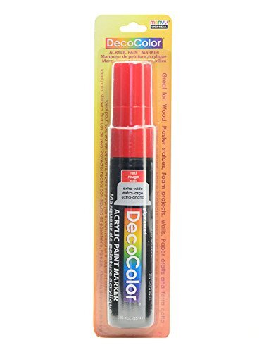 Decocolor Acrylic Jumbo Paint Marker - Red | eBay