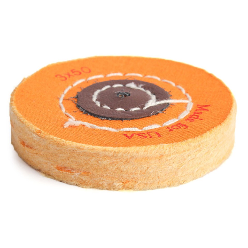 6pcs 2" 3" Mirror Polishing Cotton Cloth Wheel Buffing Buffer Pad Set ...