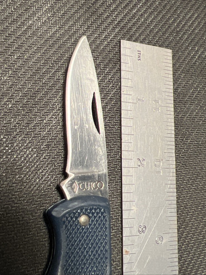 Cutco Cutlery Blue Model 1886 Plain Edge Blade Pocket Knife - Made in ...