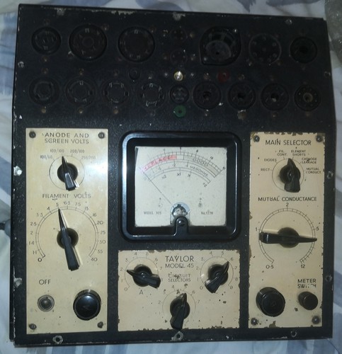 Taylor Model 45 Valve Tube Tester | eBay UK