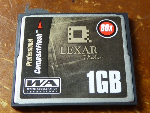 Lexar Professional 1GB Compact Flash card, 80x speed. | eBay