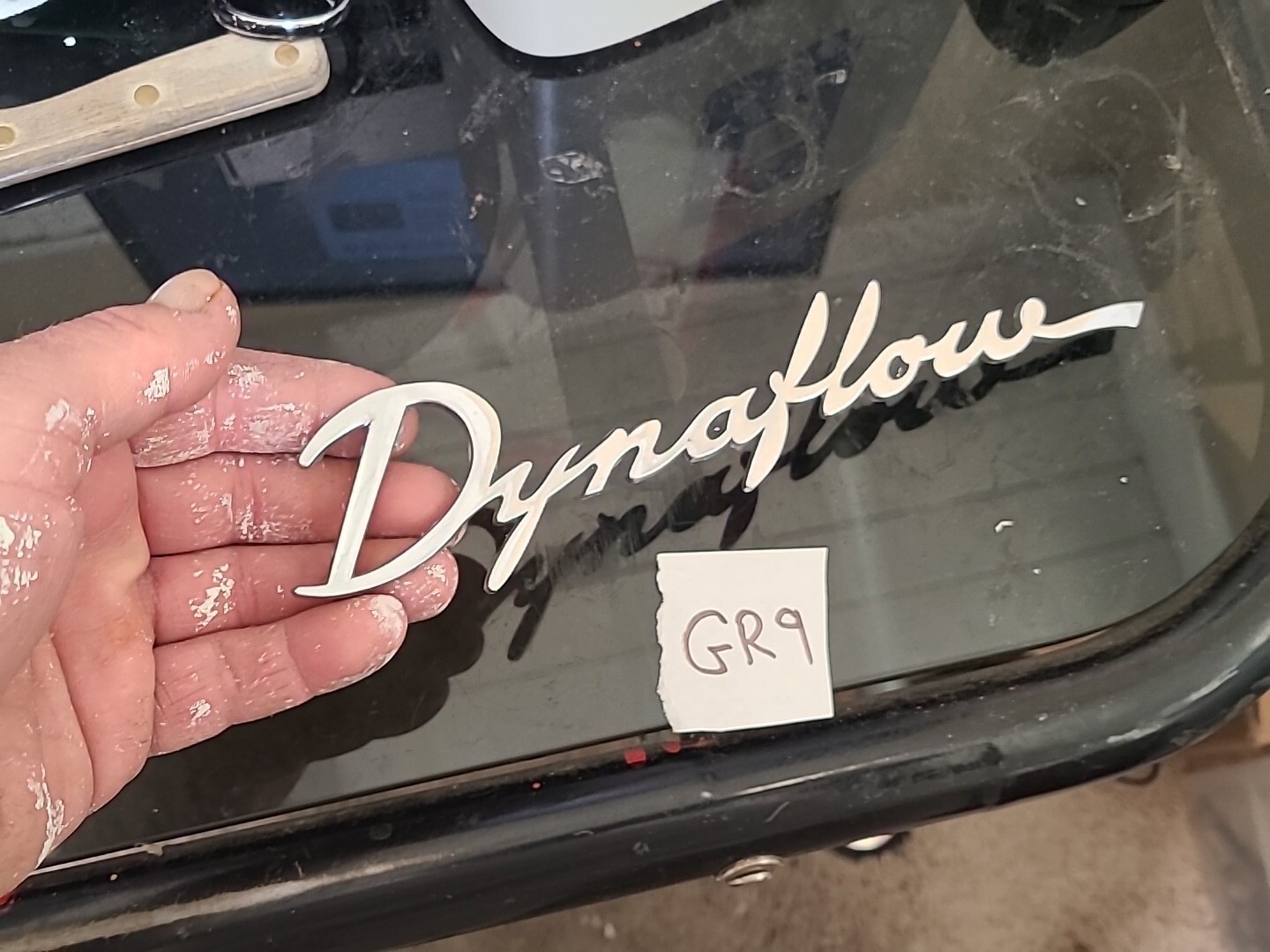 VINTAGE 1949 50 OLDSMOBILE DYNAFLOW EMBLEM SCRIPT OEM GM BIN GR9 | eBay