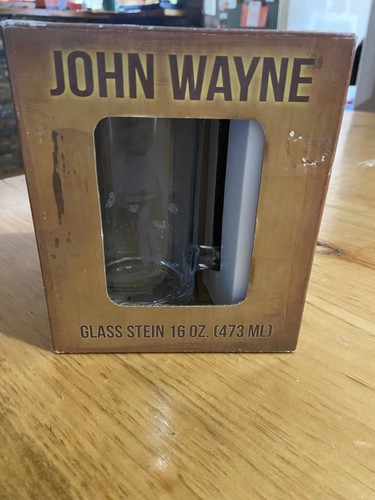 John Wayne Glass 16oz Stein "I Never Trust A Man Who Doesn't Drink" | eBay